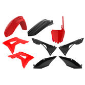 Black Polisport Plastics Kit Honda Crf250r 2018 21 Crf450r 2017 20